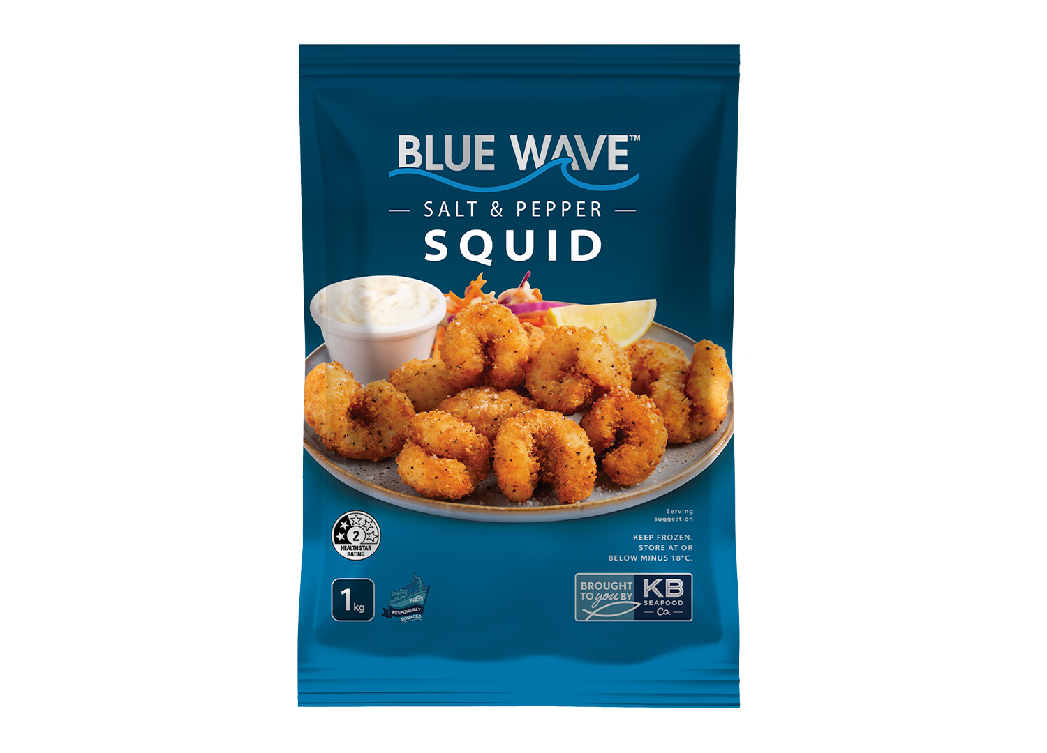 Blue Wave Salt & Pepper Squid - KB Blue Wave
